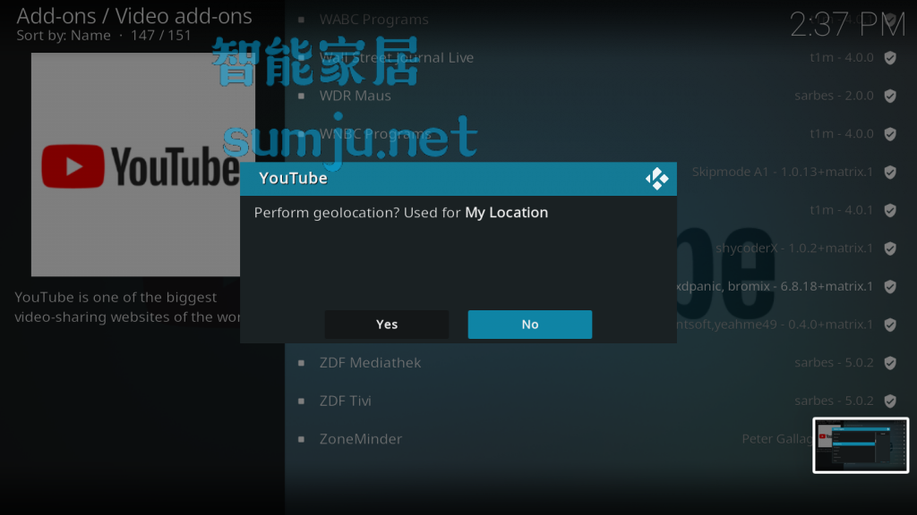 Kodi 使用官方YouTube插件的正确方法，YouTube API v3配置kodi 方法。（2022） – 书山有路勤为径